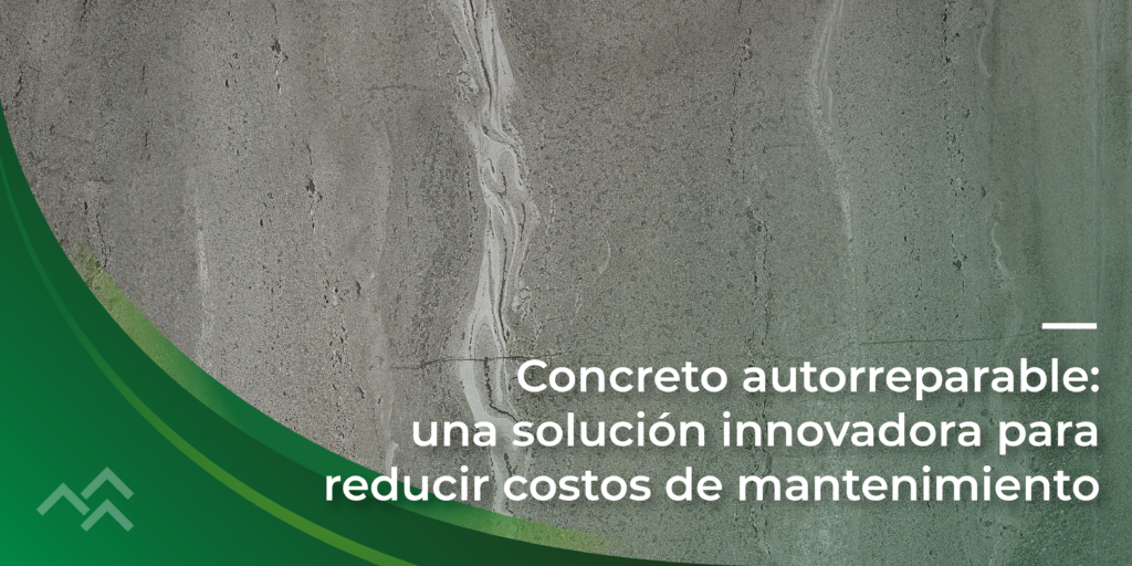 Concreto autorreparable
